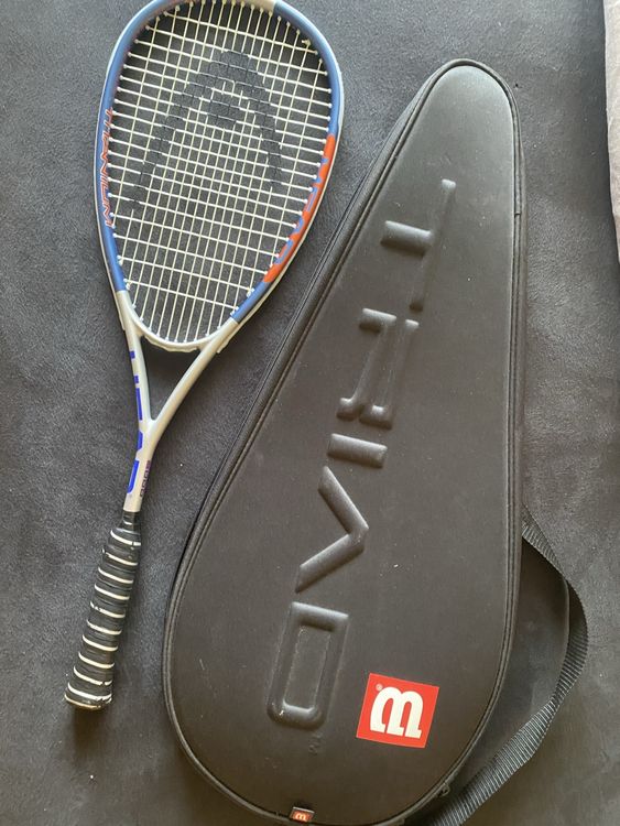 Head Titanium Ti. Firebolt 5000 Squash Racket mit Hülle (Gebraucht) in ...