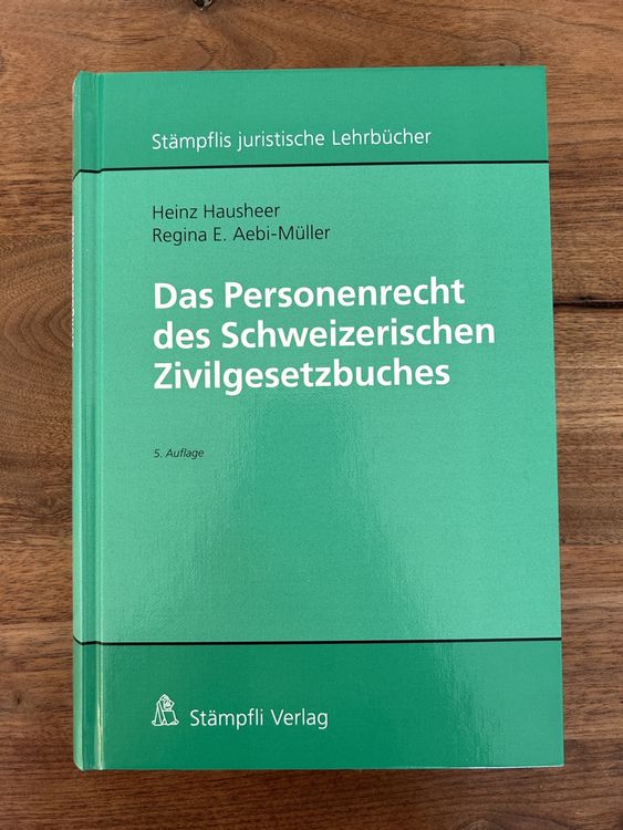 Personenrecht des ZGB's | Kaufen auf Ricardo
