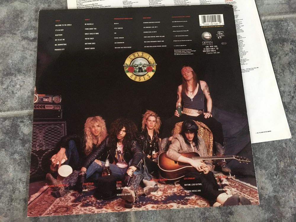 Guns N' Roses – Appetite For Destruction ,1987 Lp (Gebraucht) in Lupfig für CHF 49.9 – mit ...