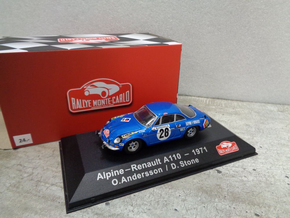 Atlas 1:43 Renault Alpine A110 Rallye Monte-Carlo 1971 (Neu und ...