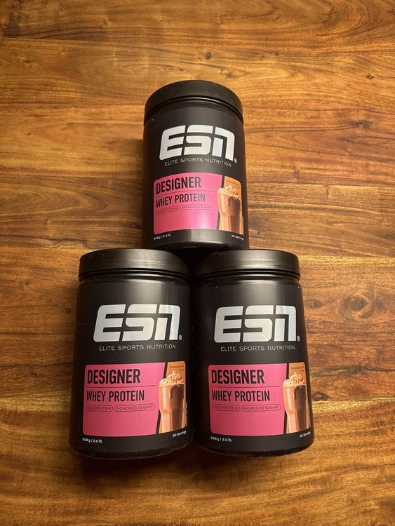 ESN Designer Whey Protein Chocolate Drink (Neu und originalverpackt) in ...