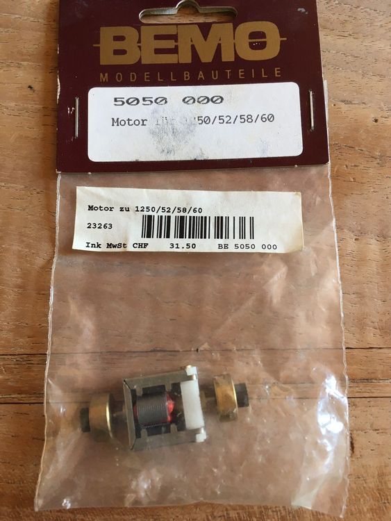 Bemo Ersatzmotor (Neu (gemäss Beschreibung)) in gasel für CHF 20 – mit ...