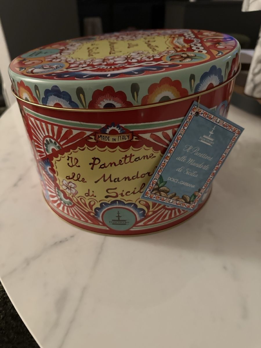 Dolce Gabbana Panettone Metallbox 2025 (1kg Volumen) (Neu (gemäss ...