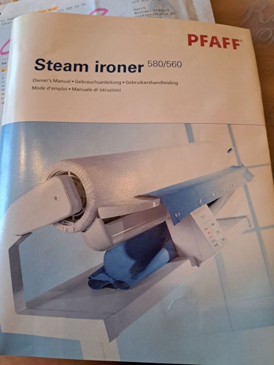 Pfaff Bügelmaschiene Steam Ironer 560 | Kaufen auf Ricardo