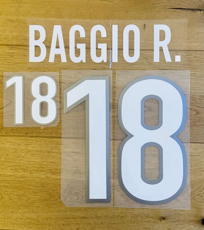 Italy 1998 World Cup Nameset - R. Baggio #18 | Kaufen auf Ricardo