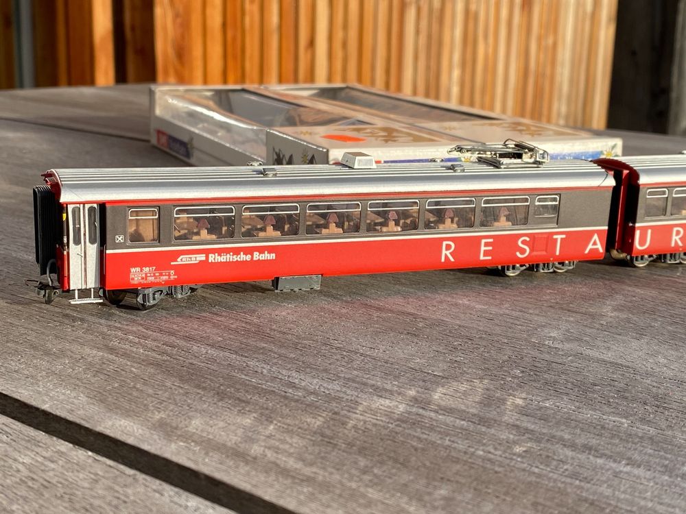 Rhb H0m D+R für Bemo Doppelspeisewagen WR 3816 und 3817 (Gebraucht) in ...