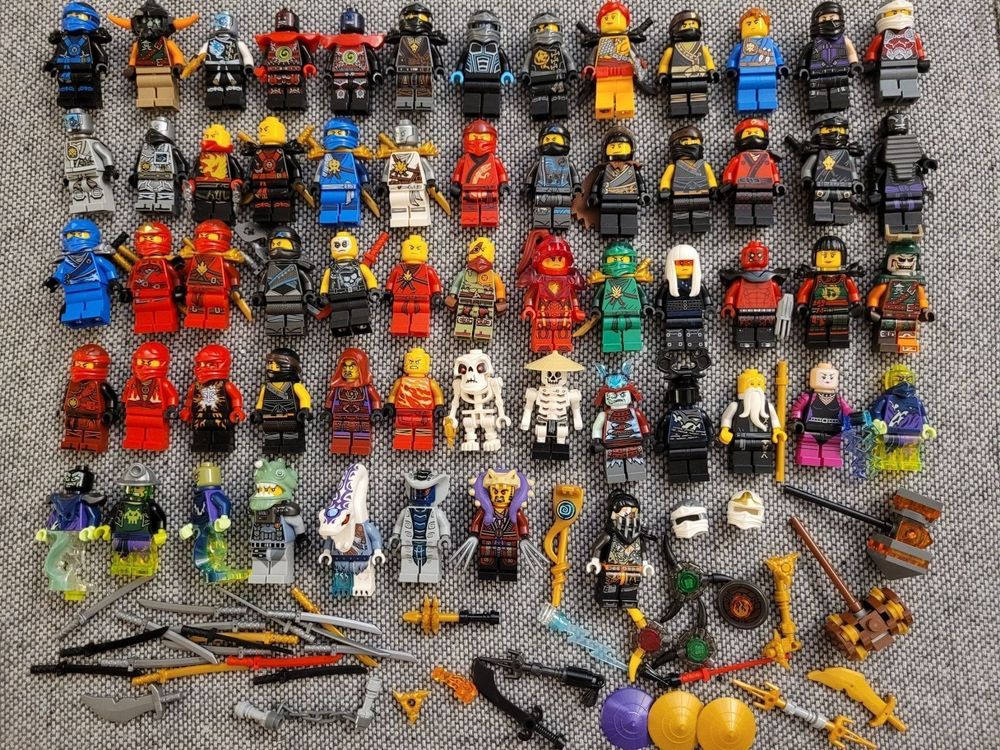 60 Lego Ninjago Minifiguren (Gebraucht) in Buttikon SZ für CHF 208 – mit Lieferung auf Ricardo ...