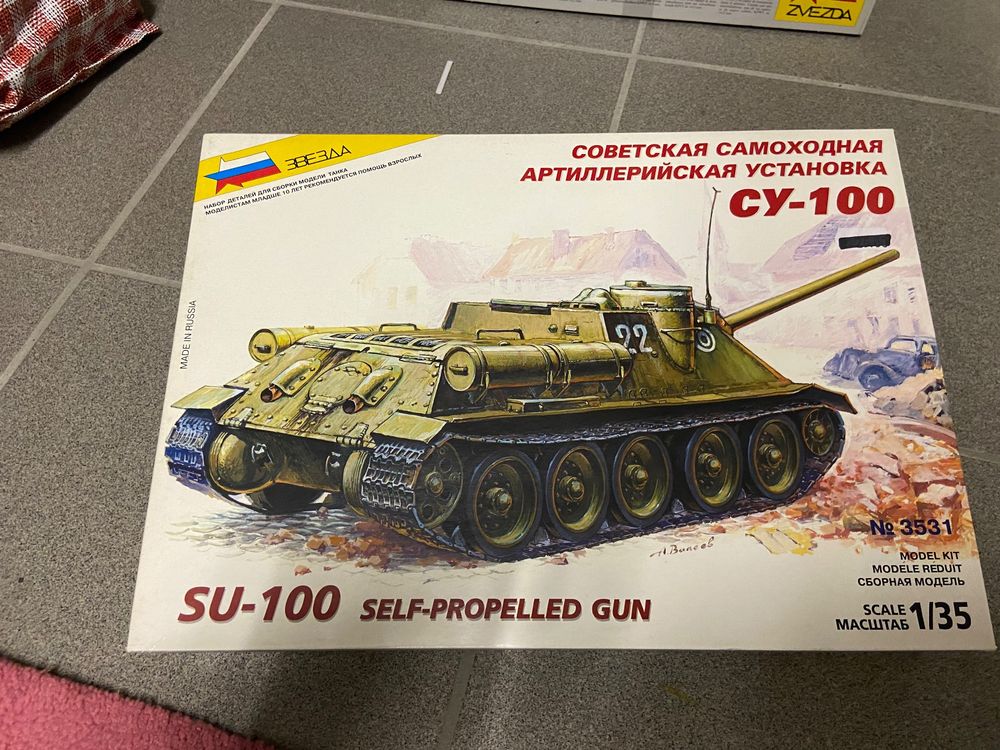 SU-100 Self-Propelled Gun Soviet Tank | Kaufen auf Ricardo
