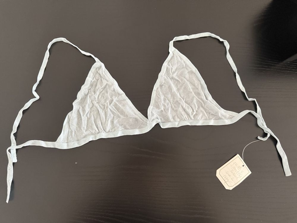 Damen BH Triangle BH Hellblau Spitze Vintage | Kaufen auf Ricardo