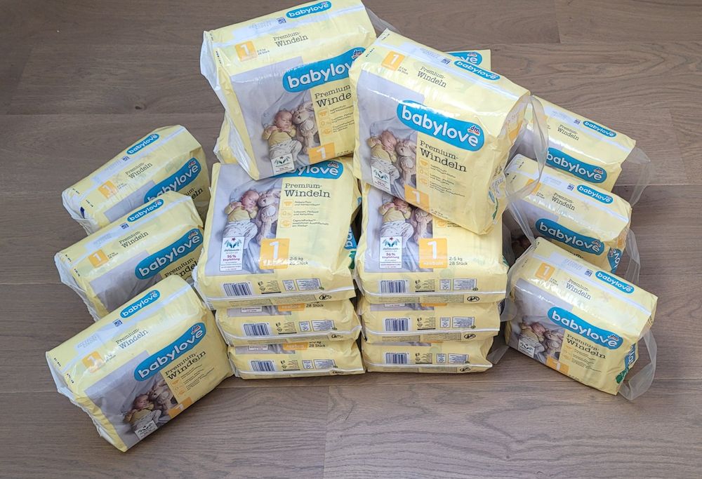 Newborn Baby Windeln Grösse 1 - 20 Packungen (560 Windeln) | Kaufen auf ...