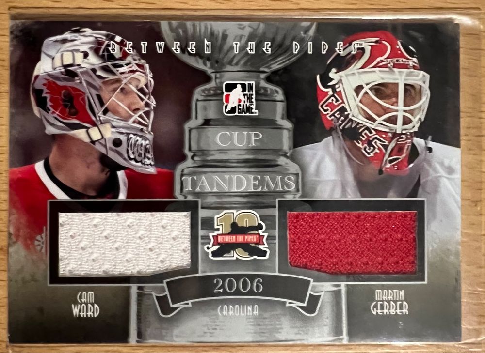 2011-12 NHL Stanley Cup Tandems Martin Gerber / Cam Ward /50 (Neu ...