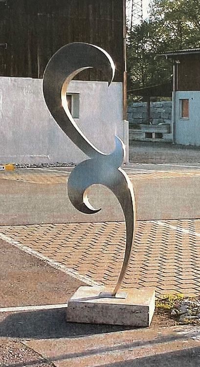 Edelstahl Skulptur Kunst Art Statue (Neu (gemäss Beschreibung)) in Klingnau für CHF 12300 – nur ...
