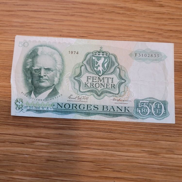 Banknote Norges Bank 50 Norvège (Gebraucht) in Biel/Bienne für CHF 5 ...
