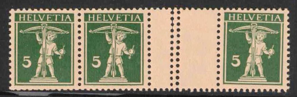 Zwischensteg S40z.1.09 mit doppelter Zähnung, Kat. LP -.- (Neu (gemäss ...