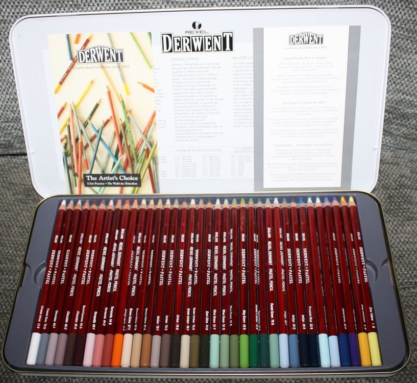 Derwent 36 Pastel Pencils - Landscape Set NEU (Neu und originalverpackt ...