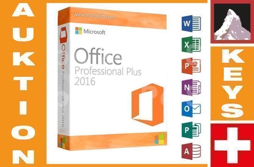 Microsoft Office 2016 Pro Plus 1PC /1221 (Gebraucht) in für CHF 7 – mit Lieferung auf Ricardo kaufen