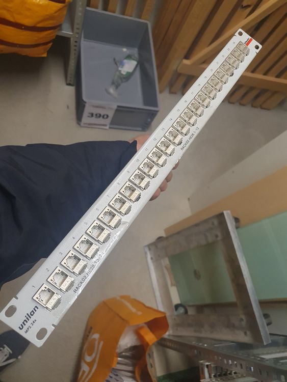 Dätwyler mps 24 Patchpanel 24 19Zoll Rack 19" 24xRJ45 modul (Gebraucht ...