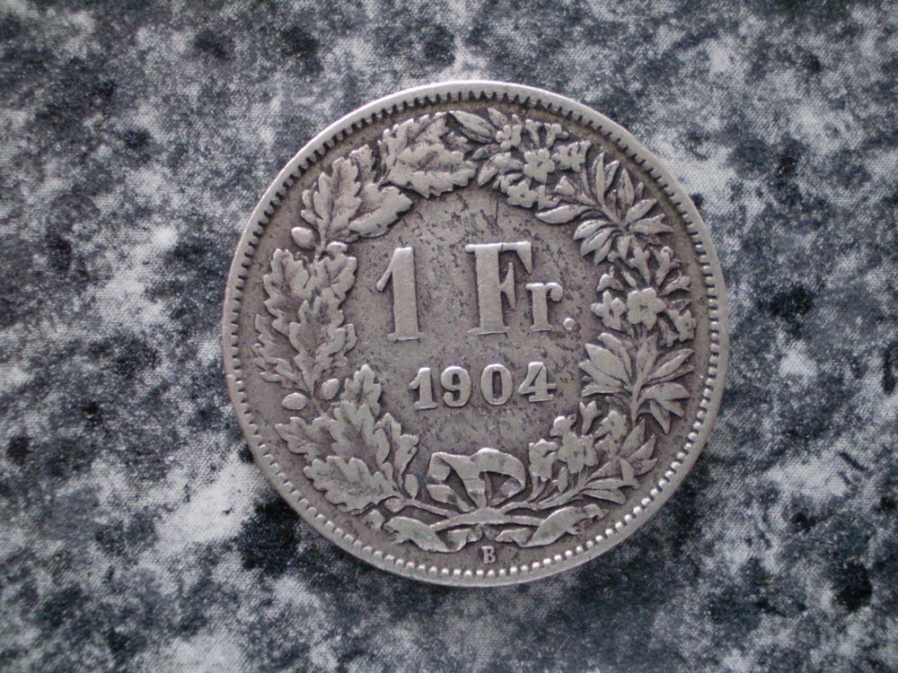 1 Fr.1904 !!! Rar !!! ab 1.- !!! (Gebraucht) in Dierikon für CHF 9 – mit Lieferung auf Ricardo ...