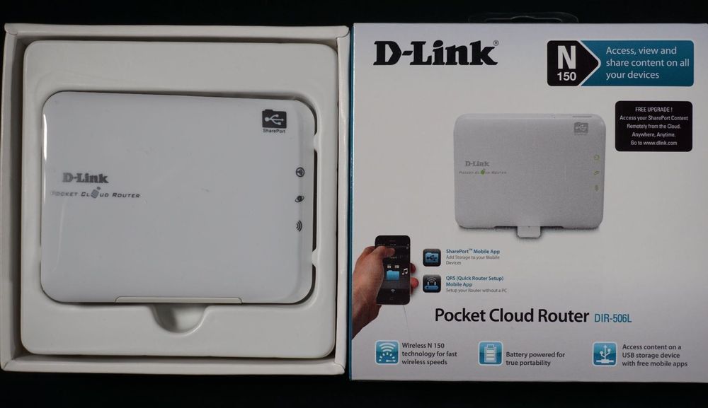 D-Link Pocket Cloud Router DIR-506L (Neu und originalverpackt) in St ...