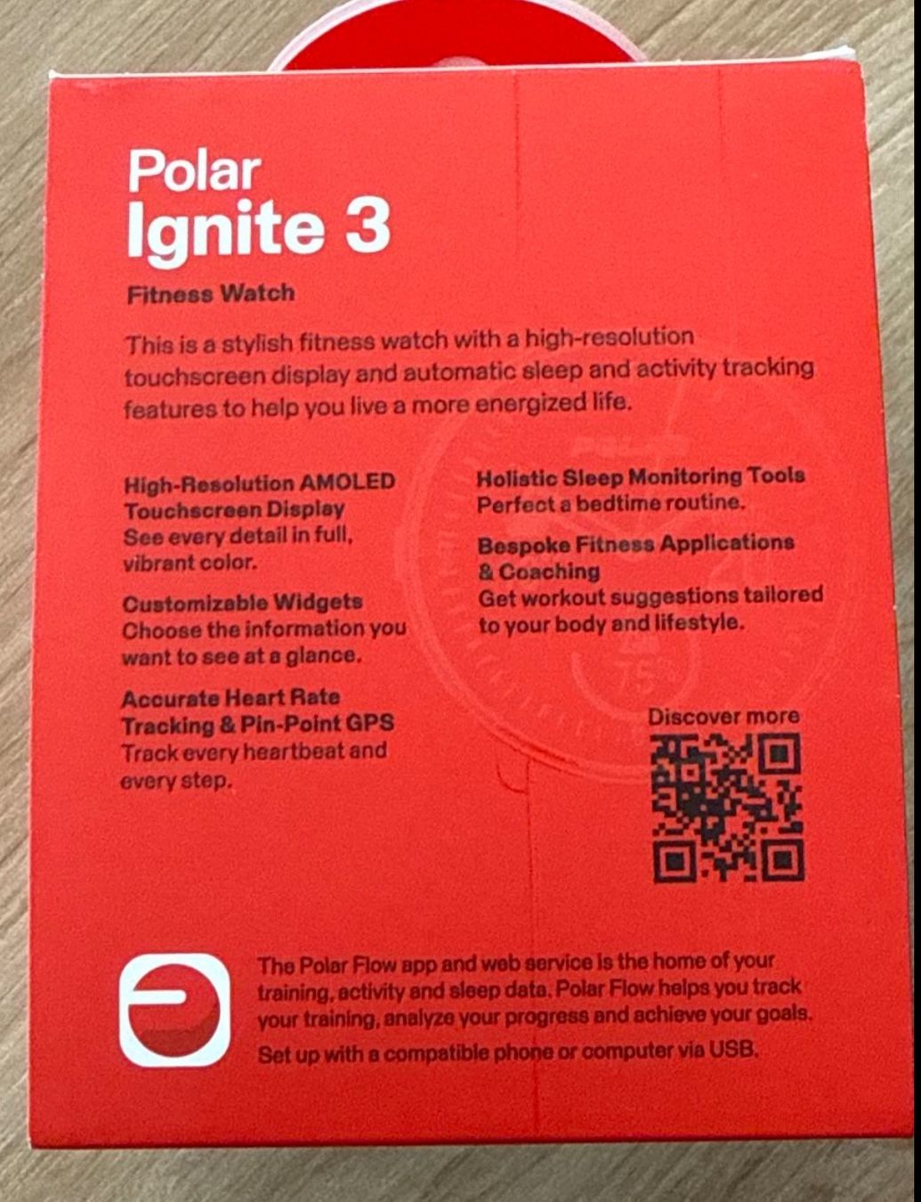 POLAR Ignite 3 Fitness Watch gym fit 💪 Uhr tracker running (Gebraucht ...