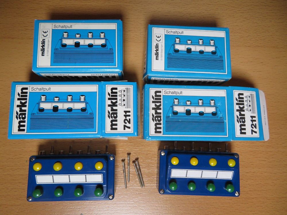 7211 Märklin 4 neue Schaltpult, 4 Schalt | Kaufen auf Ricardo