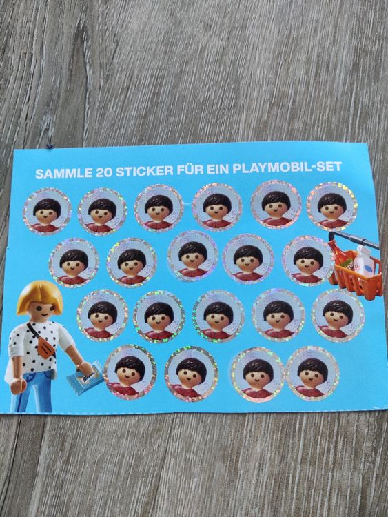 Playmobil Migros Mania volle Karte (20 Sticker) (Neu (gemäss Beschreibung)) in Pieterlen für CHF ...