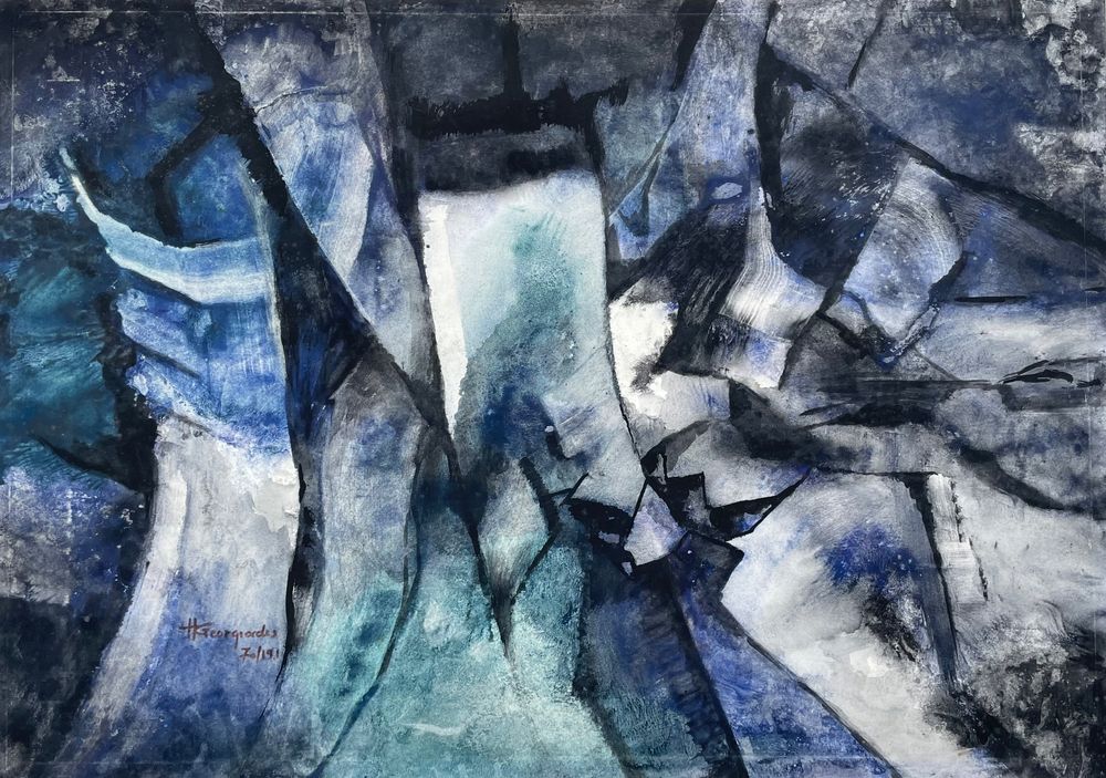 Sehr Interessante Mischtechnik unleserlich Signiert (Gebraucht) in Root für CHF 85 – mit ...