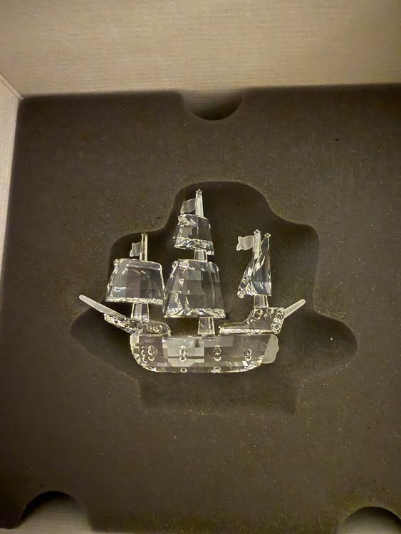 Swarovski Santa Maria Schiff auf Spiegel, inkl. Zertifikat! (Neu und ...