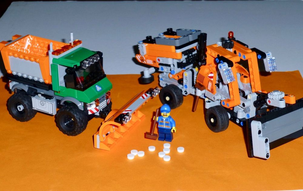 Lego / 42060 Strassenbaufahrzeug + 60083 Schneepflug | Kaufen auf Ricardo