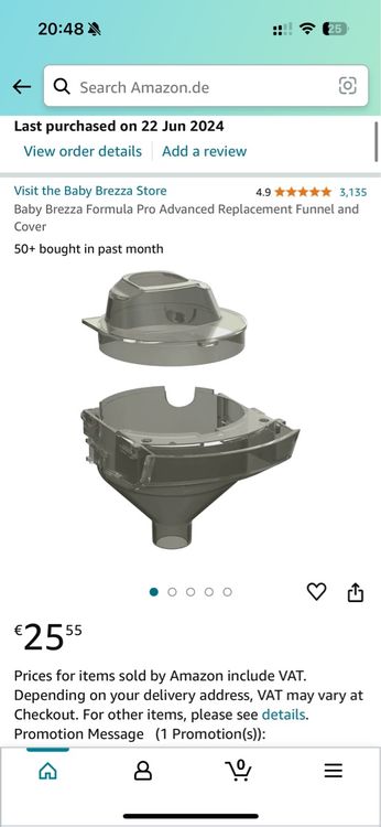 Baby Brezza Funnel and Cover - New | Kaufen auf Ricardo