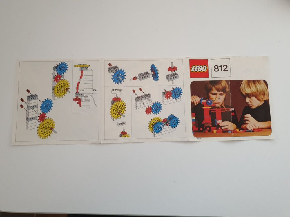 LEGO 812 Zahnräder und Gelenke (1974) - 70er Jahre uvollst. (Gebraucht ...