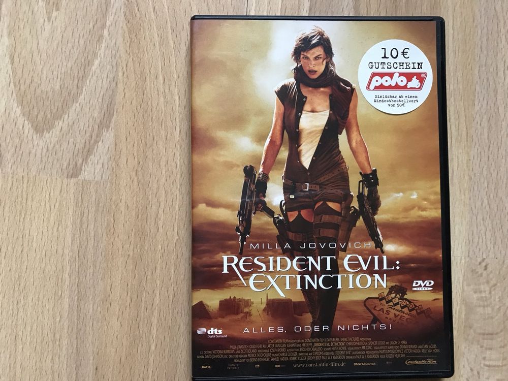 Resident Evil Extinction DVD (Gebraucht) in Basel für CHF 1.5 – mit ...