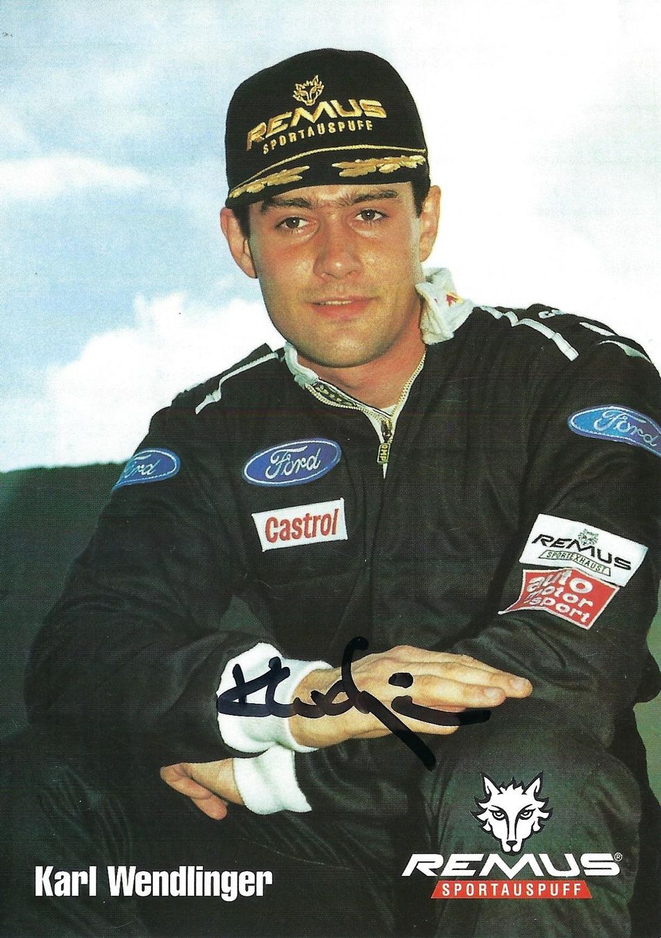 Autogrammkarte; Karl Wendlinger, Formel 1, Sauber (Gebraucht) in ...