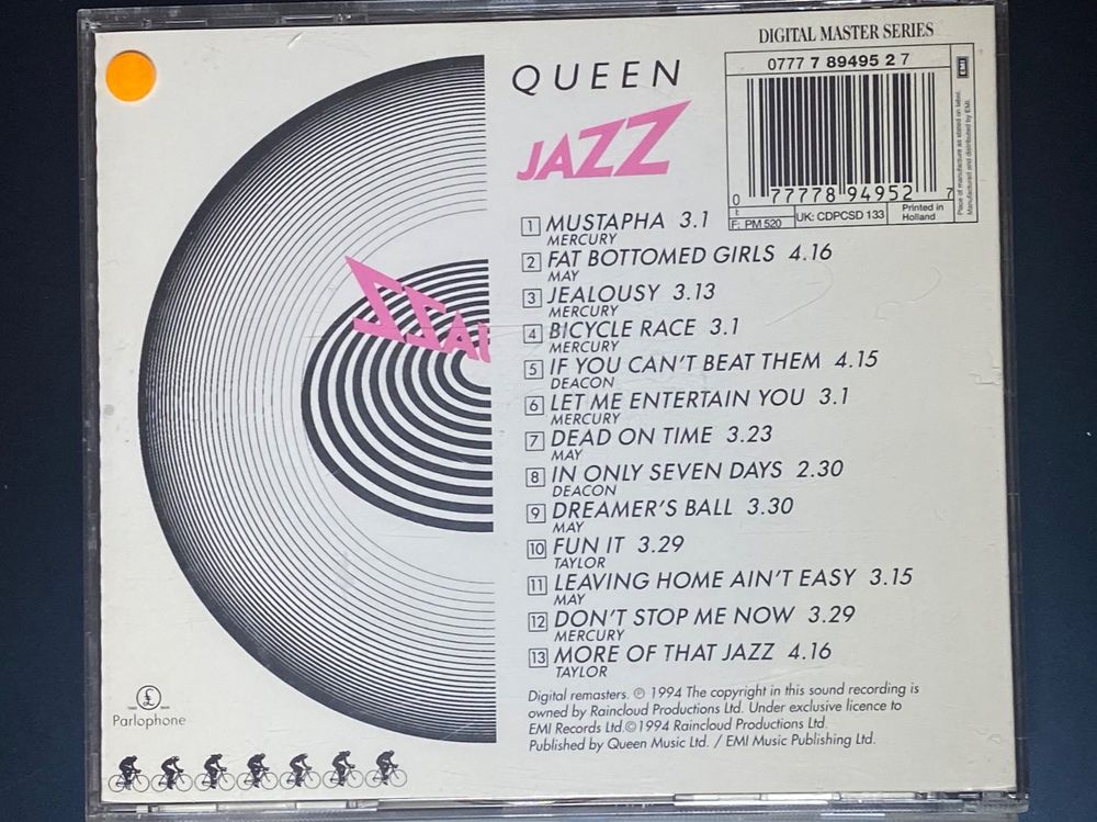 Queen – Jazz CD, Freddie Mercury, sehr guter Zustand (1978) (Gebraucht ...