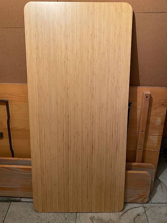 2 Tischböcke Lerberg weiss von IKEA (optional mit passender (Gebraucht ...