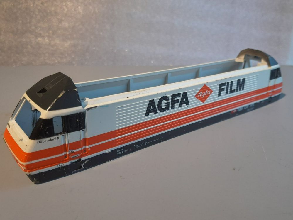 Märklin HO Lok Gehäuse AGFA Dübendorf II aus Metall (Gebraucht) in ...