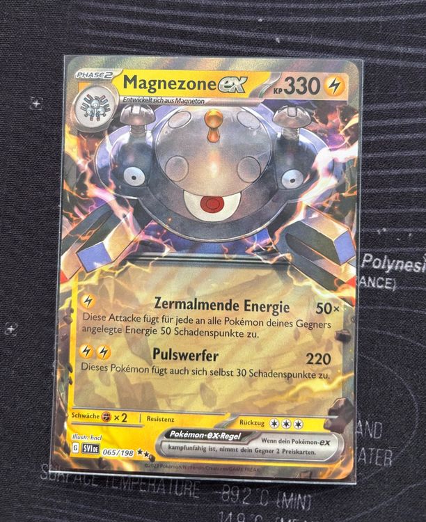 Pokemon Magnezone ex SVI 065/198 DE (Neu (gemäss Beschreibung)) in Birr ...