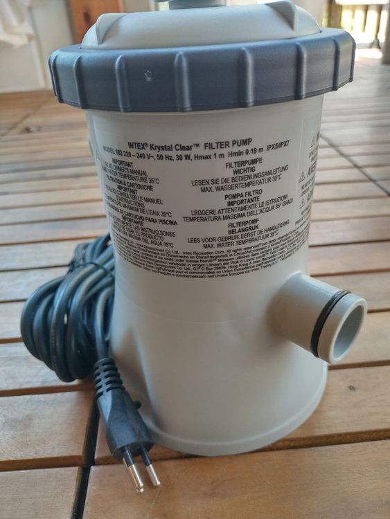 INTEX Poolpumpe Krystal Clear für sauberes Poolwasser 💦 (Neuf (Voir ...