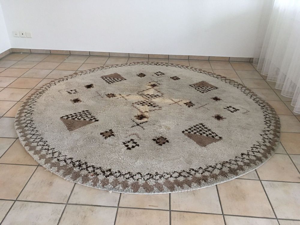 Berber Teppich rund Durchm. ca. 2.4m | Kaufen auf Ricardo