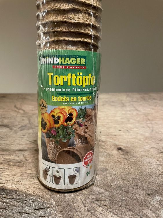 24 Windhager Torftöpfe, Durchmesser 6cm (Neu und originalverpackt) in Zuoz für CHF 1 – mit ...