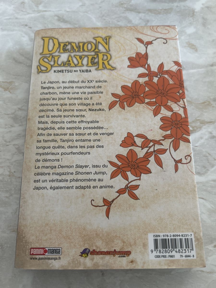 Demon Slayer: Kimetsu no Yaiba, Tome.1, Comme Neuf! (Neuf (Voir ...