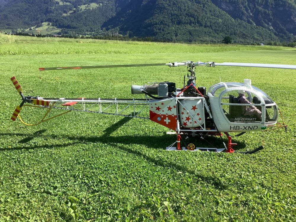 Scale-Heli 'Vario Lama SA315 B' / Mechanik 'Align T-Rex 700' (Gebraucht ...