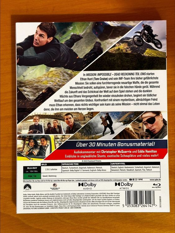 Mission: Impossible 7 - Dead Reckoning Teil 1 Blu-ray (Neu (gemäss Beschreibung)) in Unterkulm ...