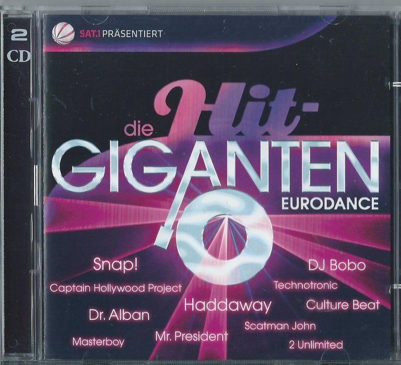 Die Hit Giganten Eurodance Doppel CD | Kaufen auf Ricardo