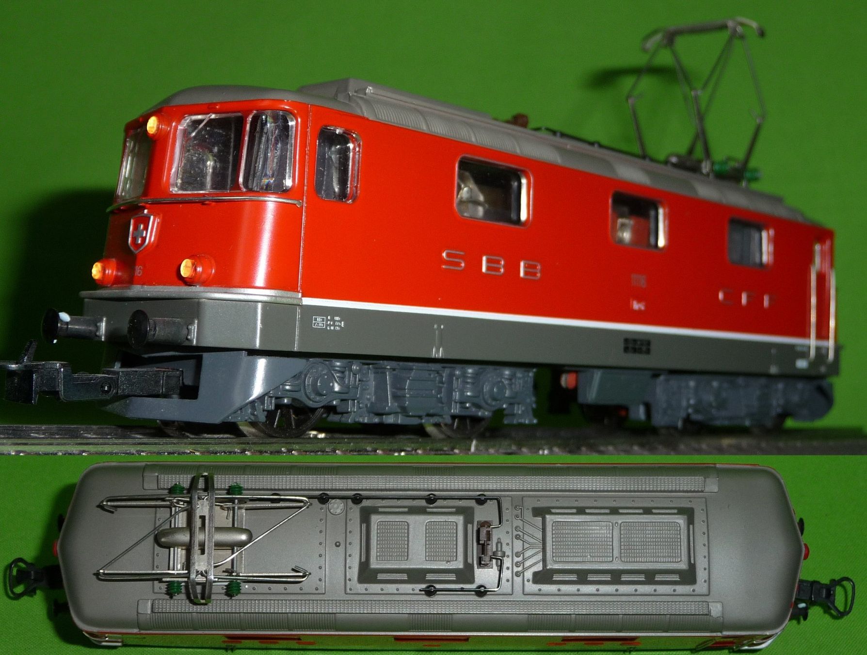 HAG 162 Re 4/4 11116 SBB ZWEIMOTORIG NEU, Digital Achsen NEU (Neu ...