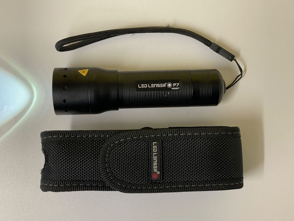 LED Lenser P7 Taschenlampe - Defekt, Licht in Ordnung (Defekt) in ...