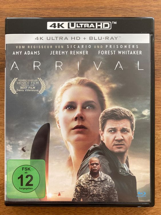 Arrival - 4K UHD + Blu-Ray (Gebraucht) in Lenzburg für CHF 14.6 – mit ...