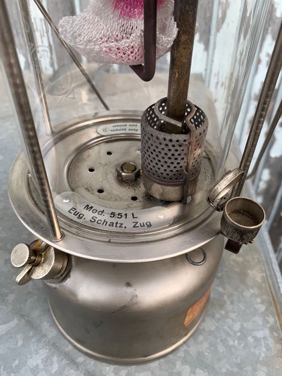 Hasag 551L Eug. Schatz. Zug. Benzinvergaserlampe Rarität (Gebraucht) in ...