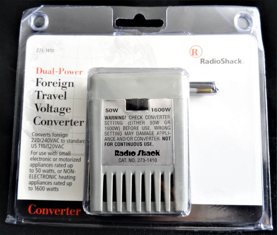 Dual-Power Foreign Travel Voltage Converter | Kaufen auf Ricardo