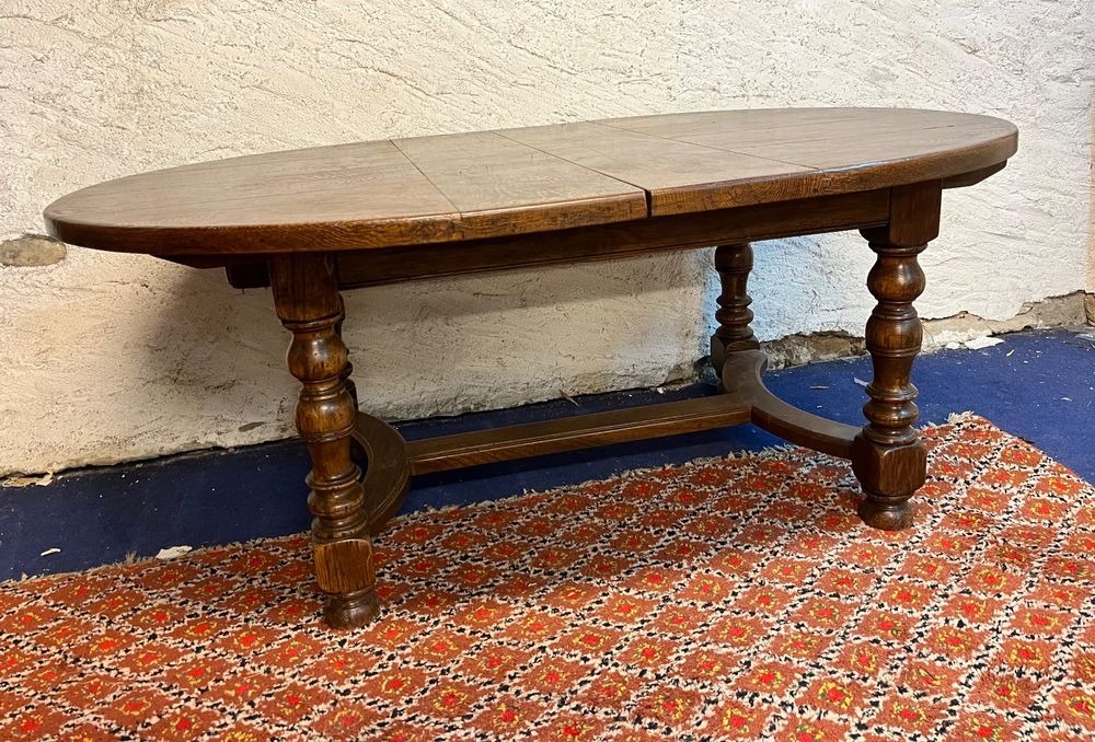 Grande Table rustique en chêne Massif avec 2 rallonges | Kaufen auf Ricardo